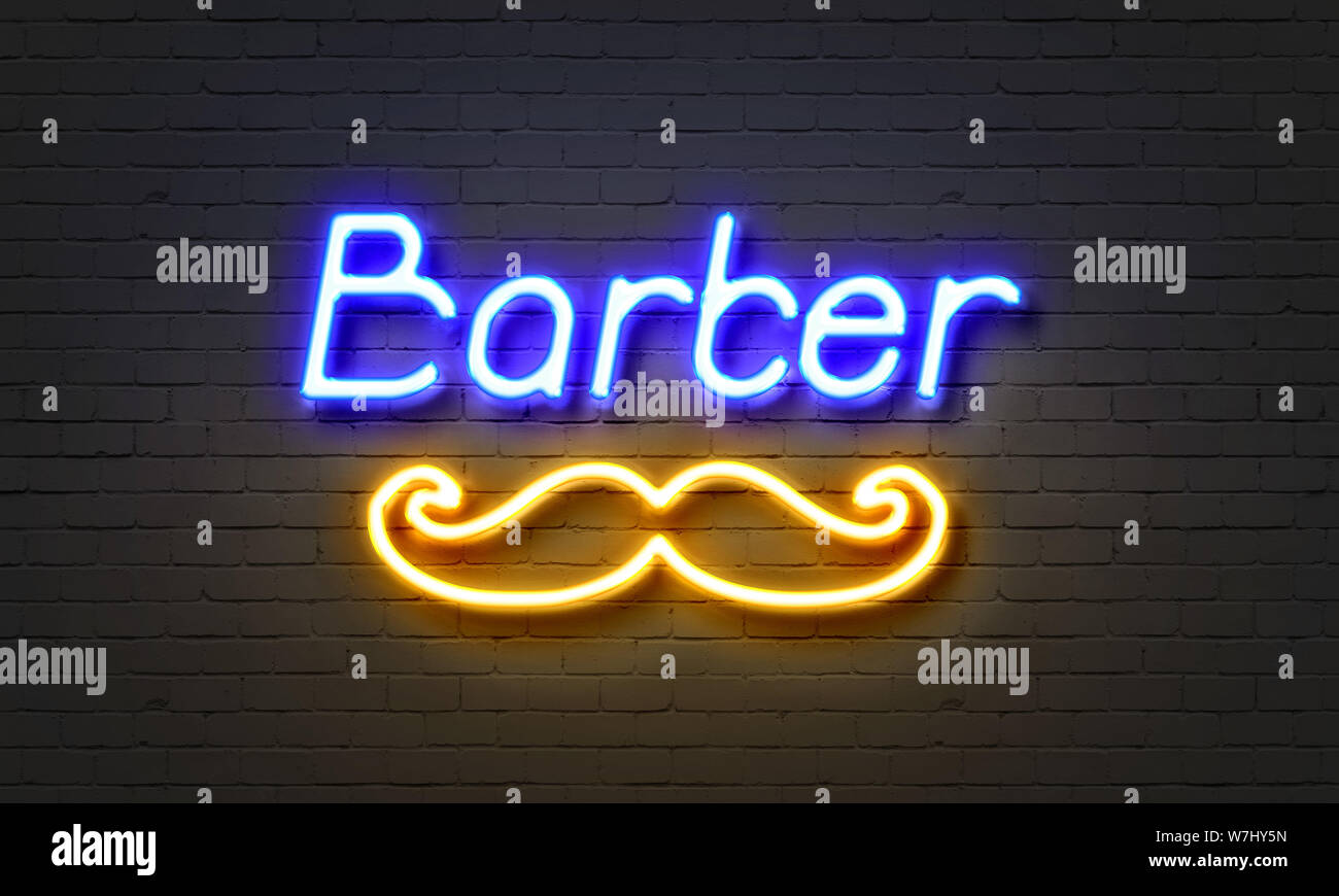 Barber shop sign banner hi-res stock photography and images - Alamy