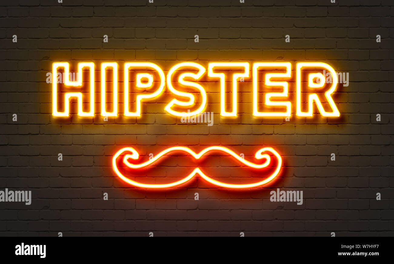Hipster neon hi-res stock photography and images - Alamy