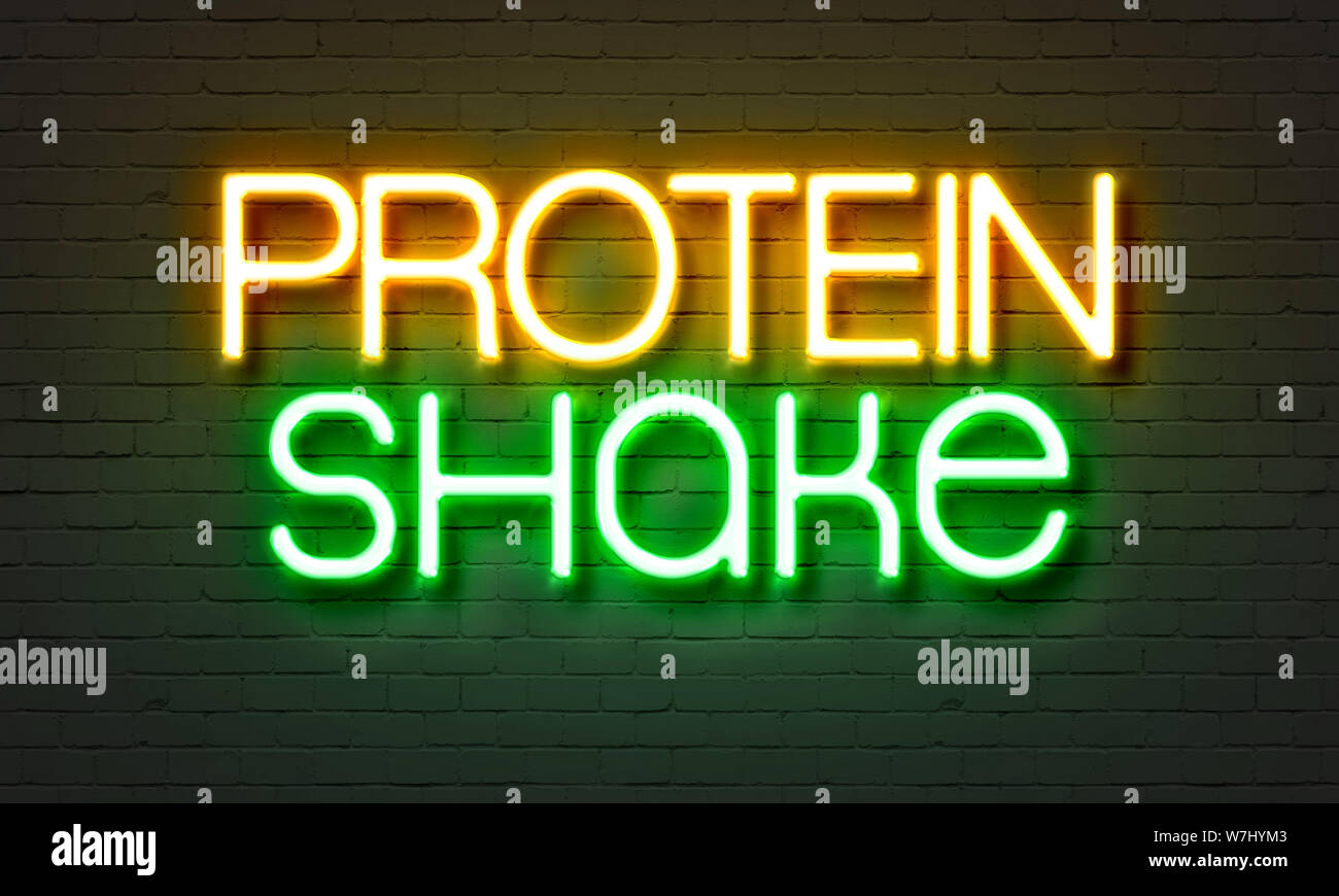 Milkshake neon sign hi-res stock photography and images - Alamy