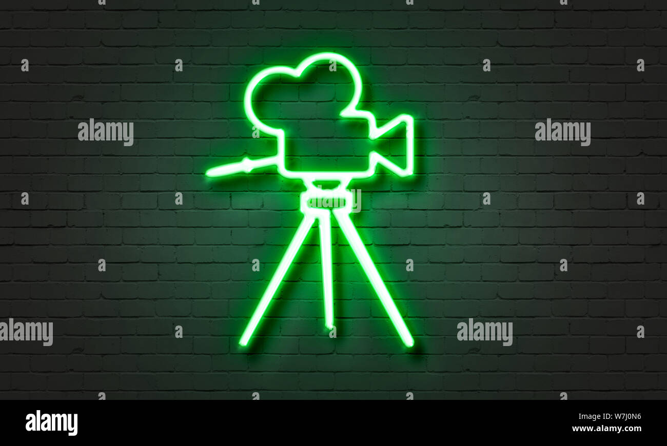 Camera neon hi-res stock photography and images - Alamy