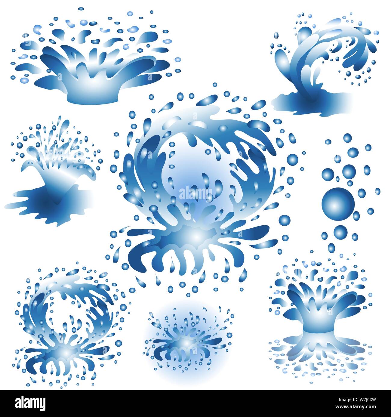 Wet spraying Stock Vector Images - Alamy