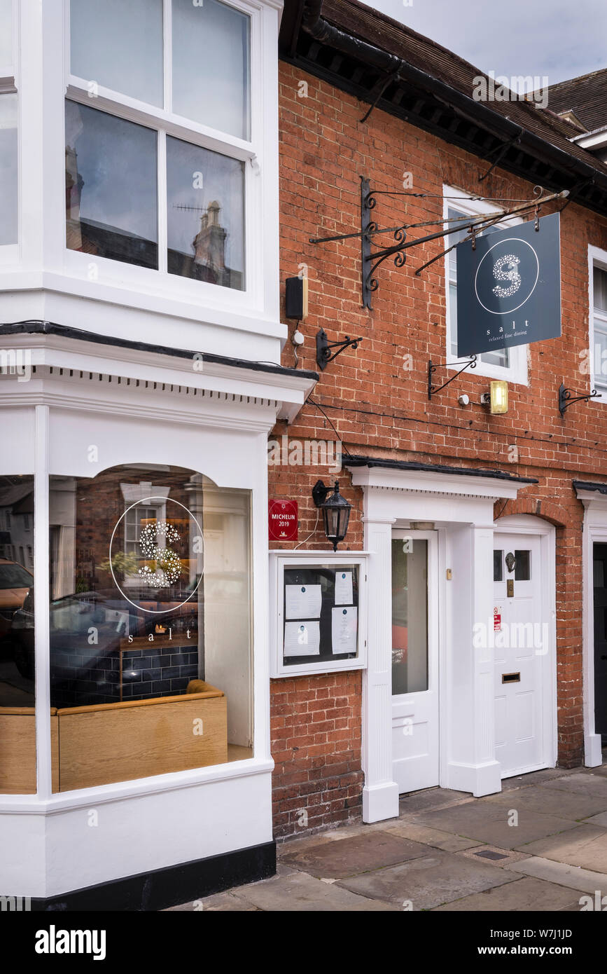 Cafes and restaurants. An exterior view of Salt restaurant with a ...