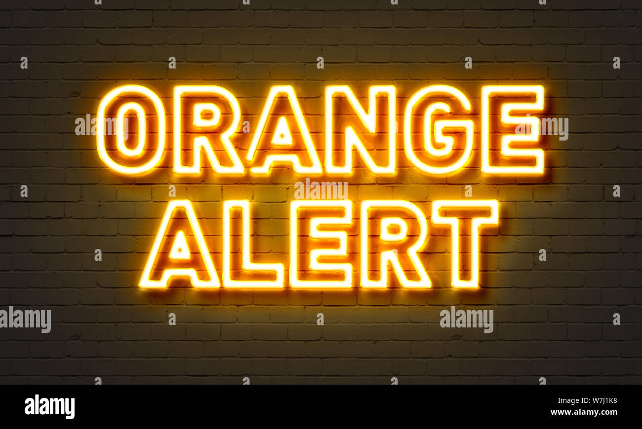 Orange alert hi-res stock photography and images - Alamy