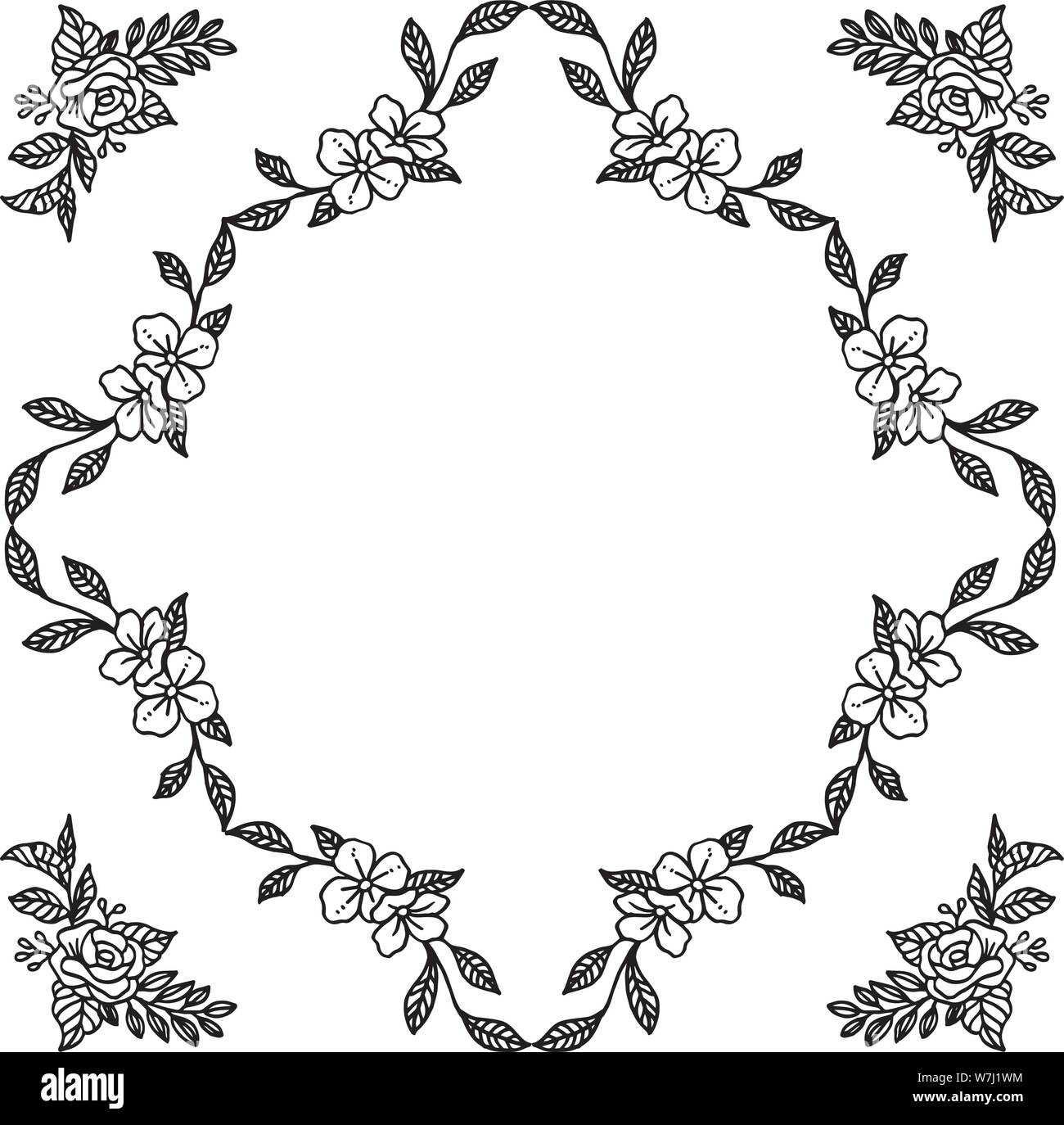 Simple leaf Black and White Stock Photos & Images - Alamy