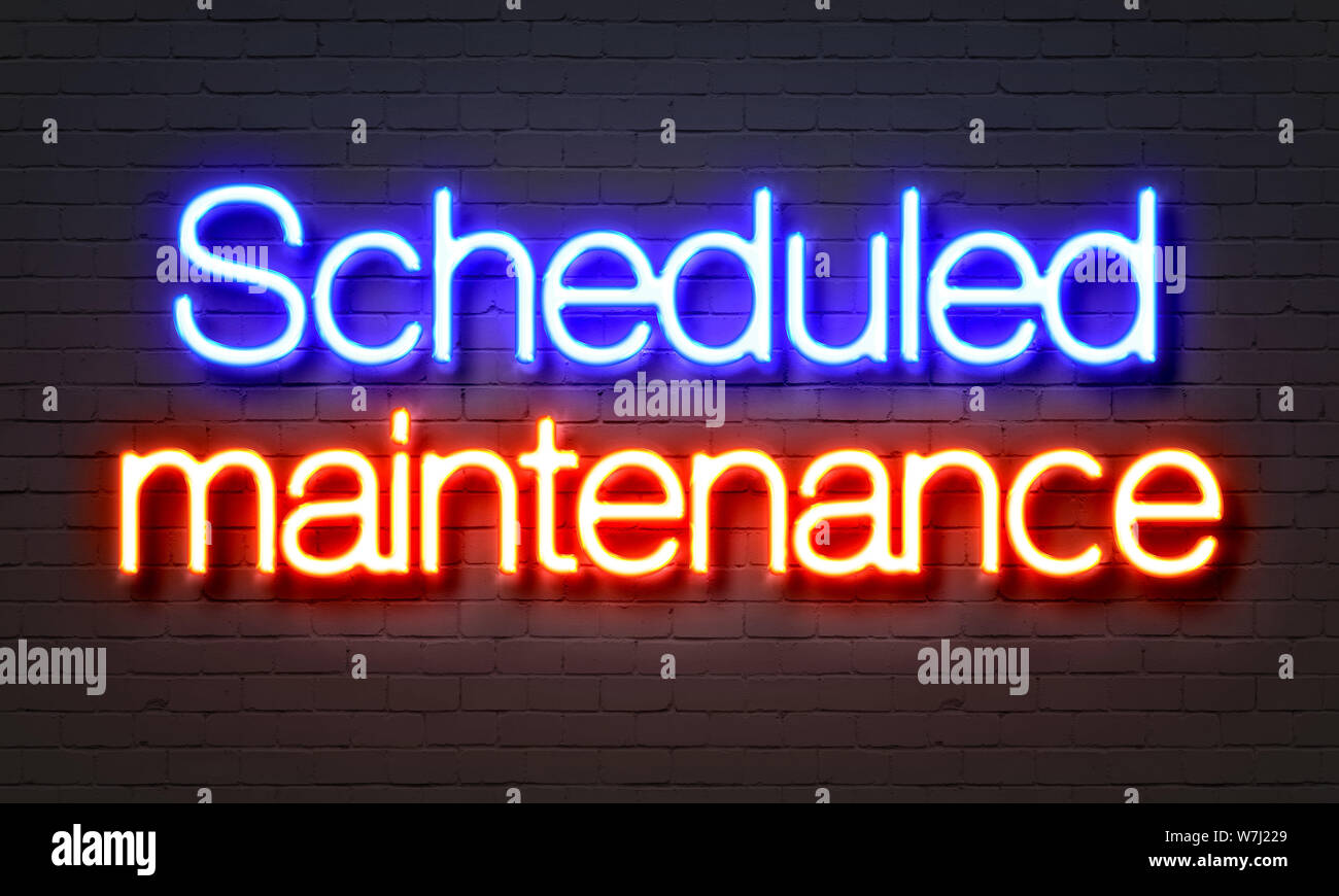 Scheduled maintenance hi-res stock photography and images - Alamy