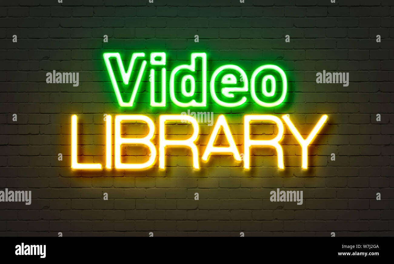 Library sign neon hi-res stock photography and images - Alamy