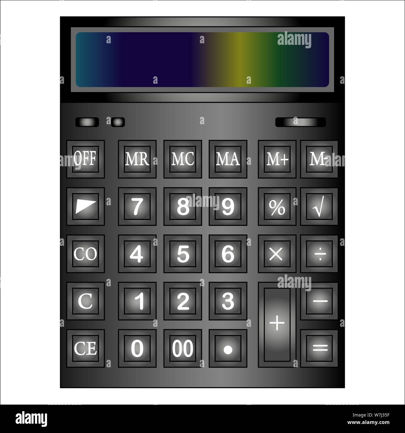 Digital calculations Stock Vector Images - Alamy