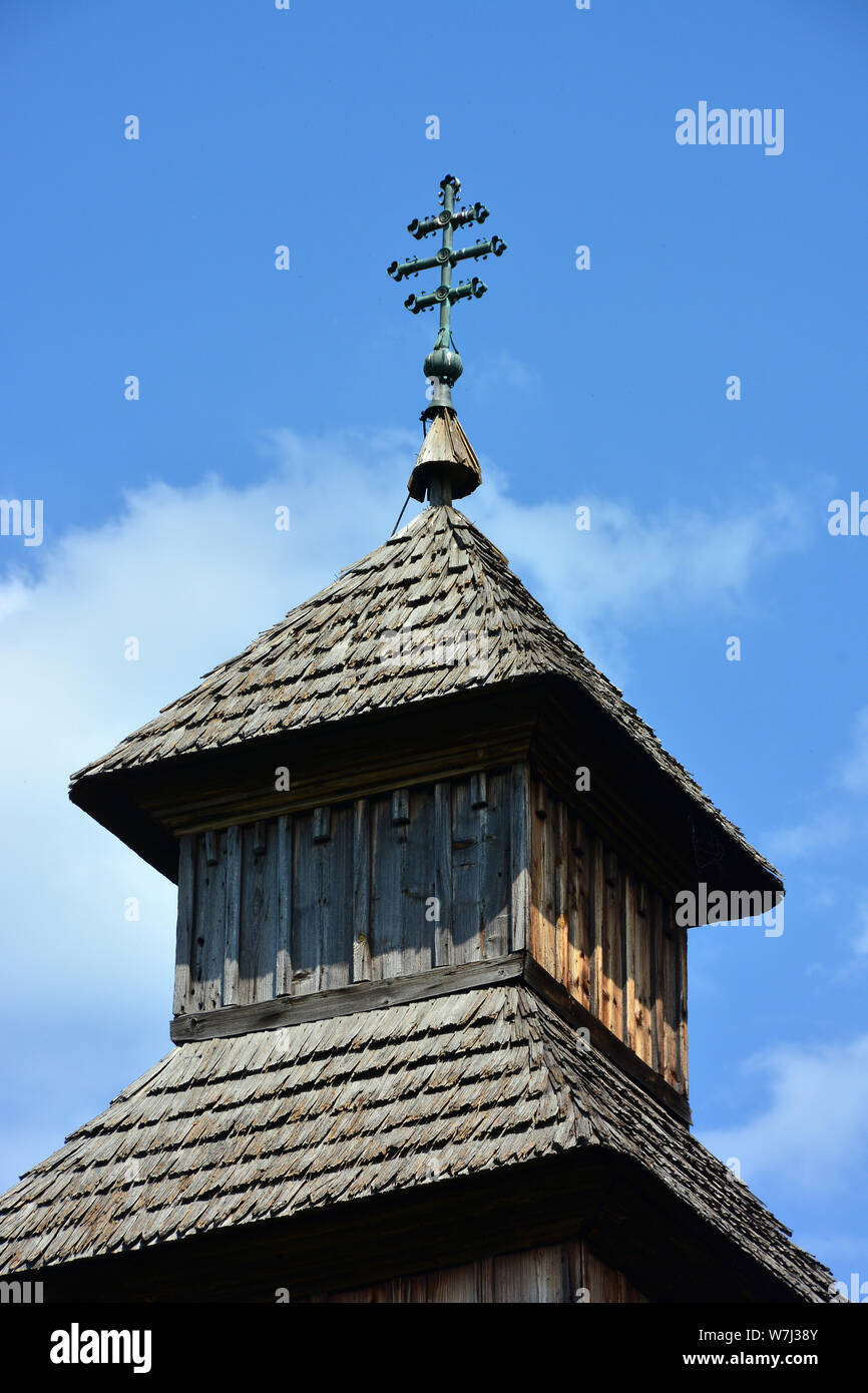 wooden church, Skansen, openair Ethnographical Museum, Szentendre ...