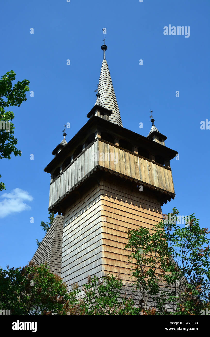 wooden church, Skansen, openair Ethnographical Museum, Szentendre ...