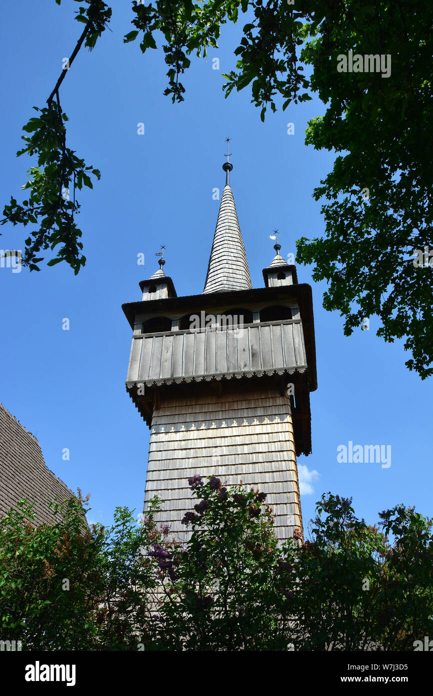 wooden church, Skansen, openair Ethnographical Museum, Szentendre ...