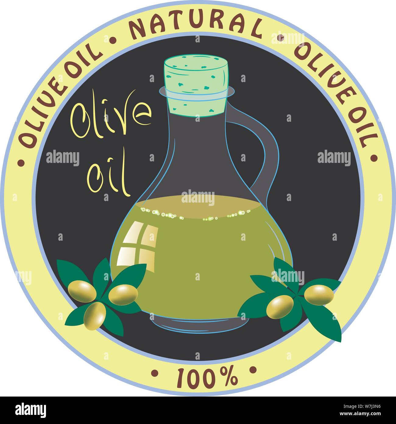 olive oil. vector stamp illustration Stock Vector Image & Art - Alamy