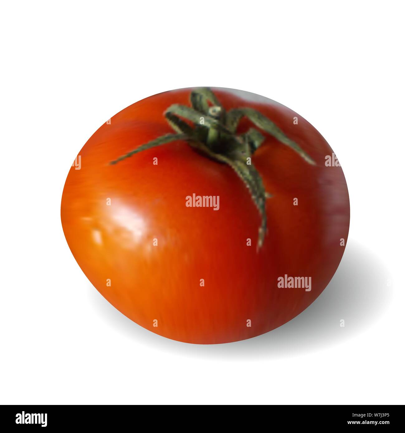 Ripe tomato photo Stock Vector Images - Alamy