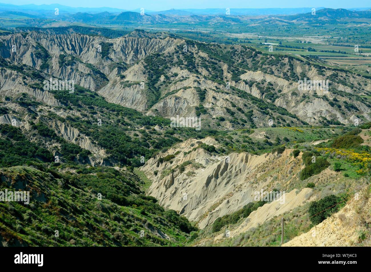 Mountain landscape in Matera region, Basilicata, Italy Stock Photo - Alamy