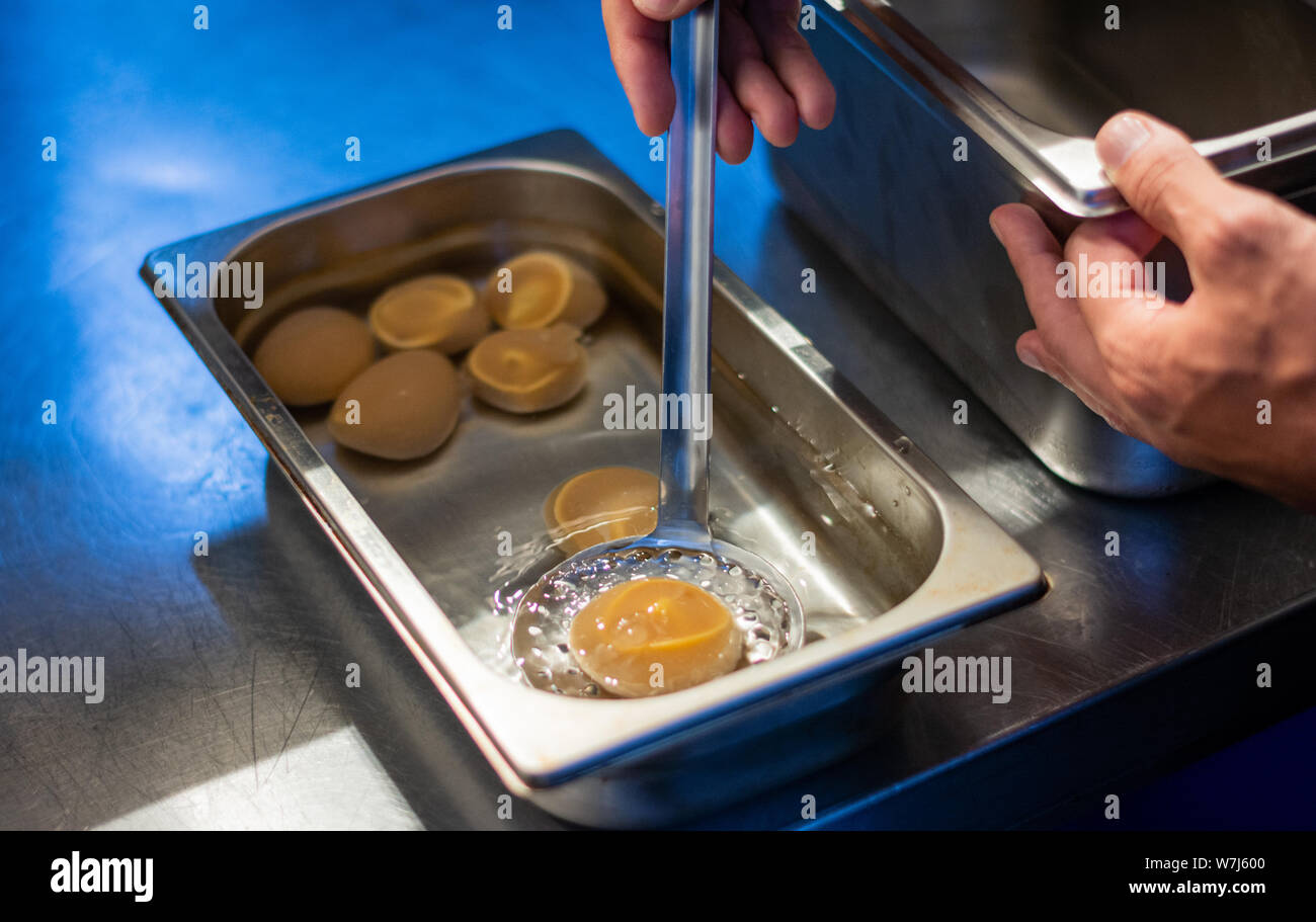 Fine dining. Closeup of food stylish. Restaurant serving Stock Photo ...