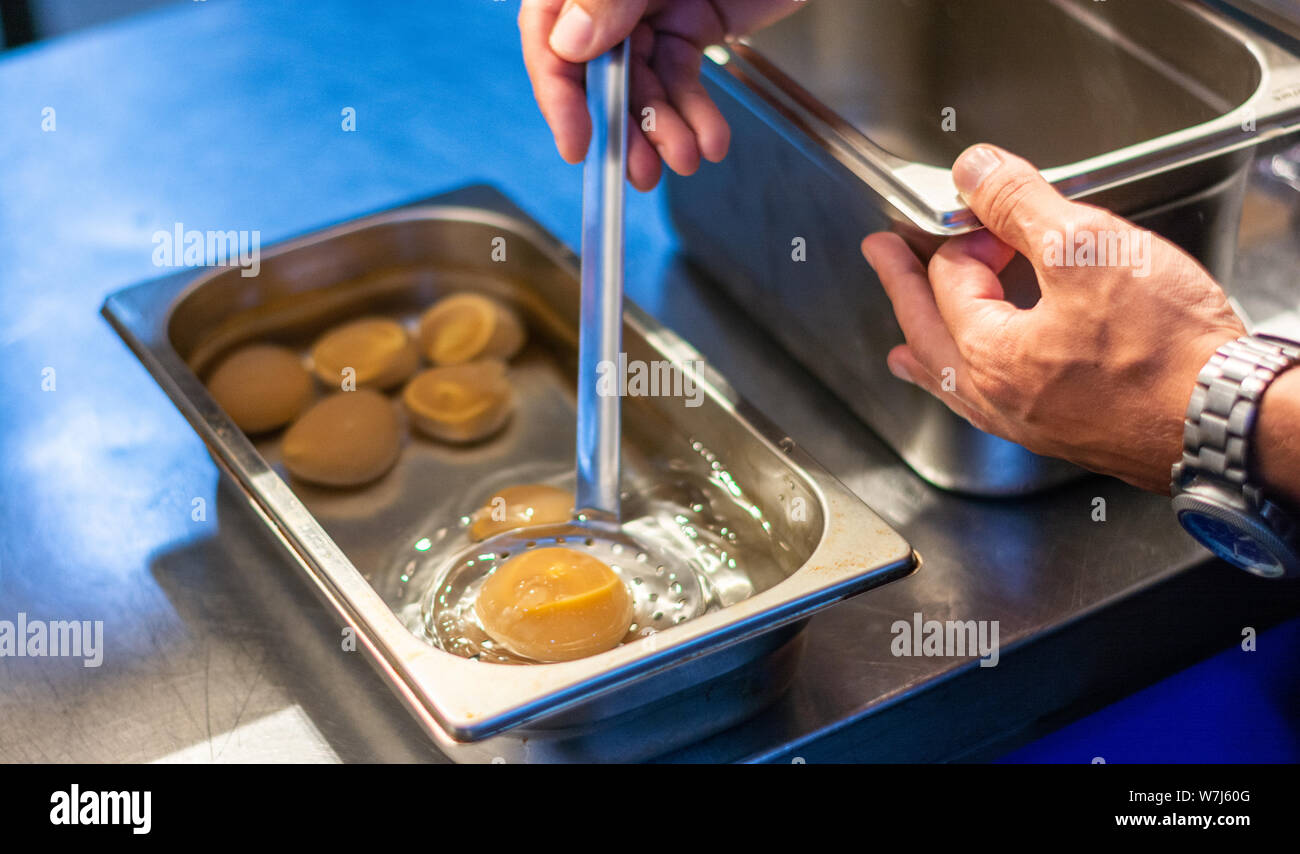 Fine dining. Closeup of food stylish. Restaurant serving Stock Photo ...