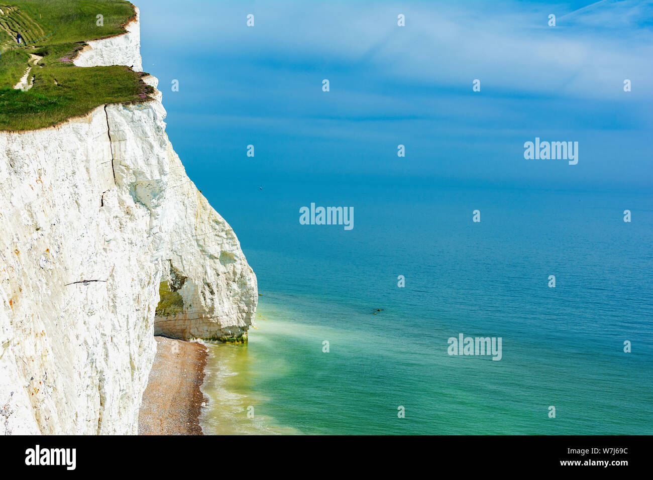 Chalk cliff erosion crack hi-res stock photography and images - Alamy
