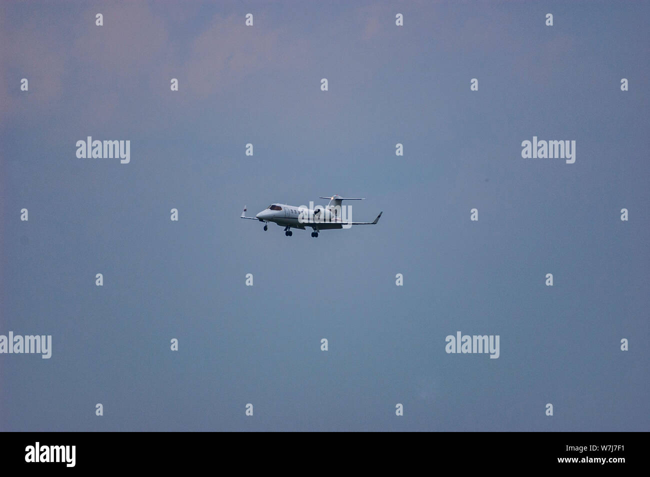 Learjet 31 landing at Lexington Bluegrass Airport in Lexington Kentucky ...