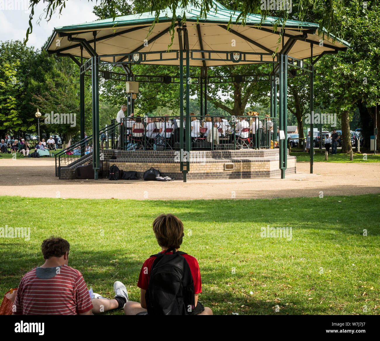 Summer bandstand concert hi-res stock photography and images - Alamy