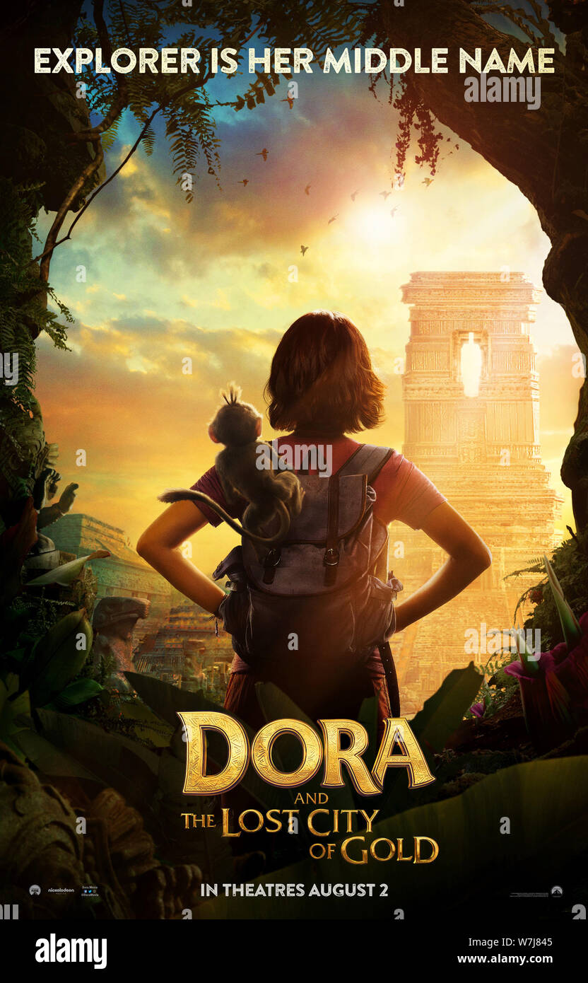 DORA AND THE LOST CITY OF GOLD, US advance poster, from left: Boots ...