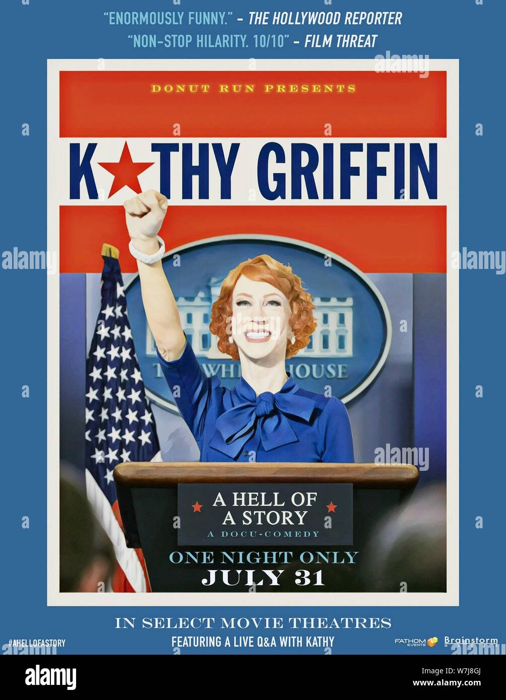 KATHY GRIFFIN: A HELL OF A STORY, US poster, Kathy Griffin, 2019 ...