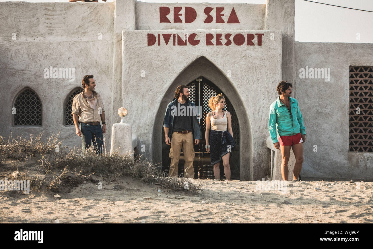 The Red Sea Diving Resort Tv Movie From Left Alex Hassell