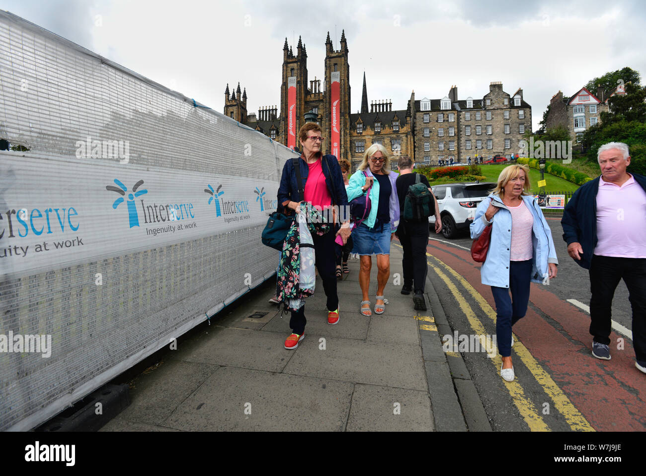 Edinburgh in the summer a popular place to visit in the uk Stock Photo ...