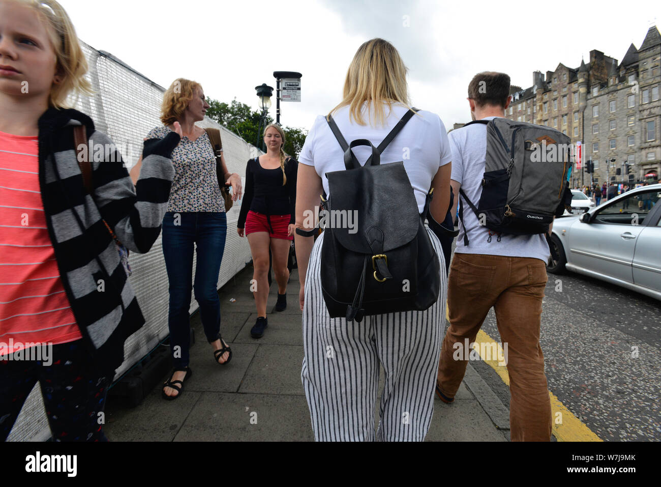 Edinburgh in the summer a popular place to visit in the uk Stock Photo ...
