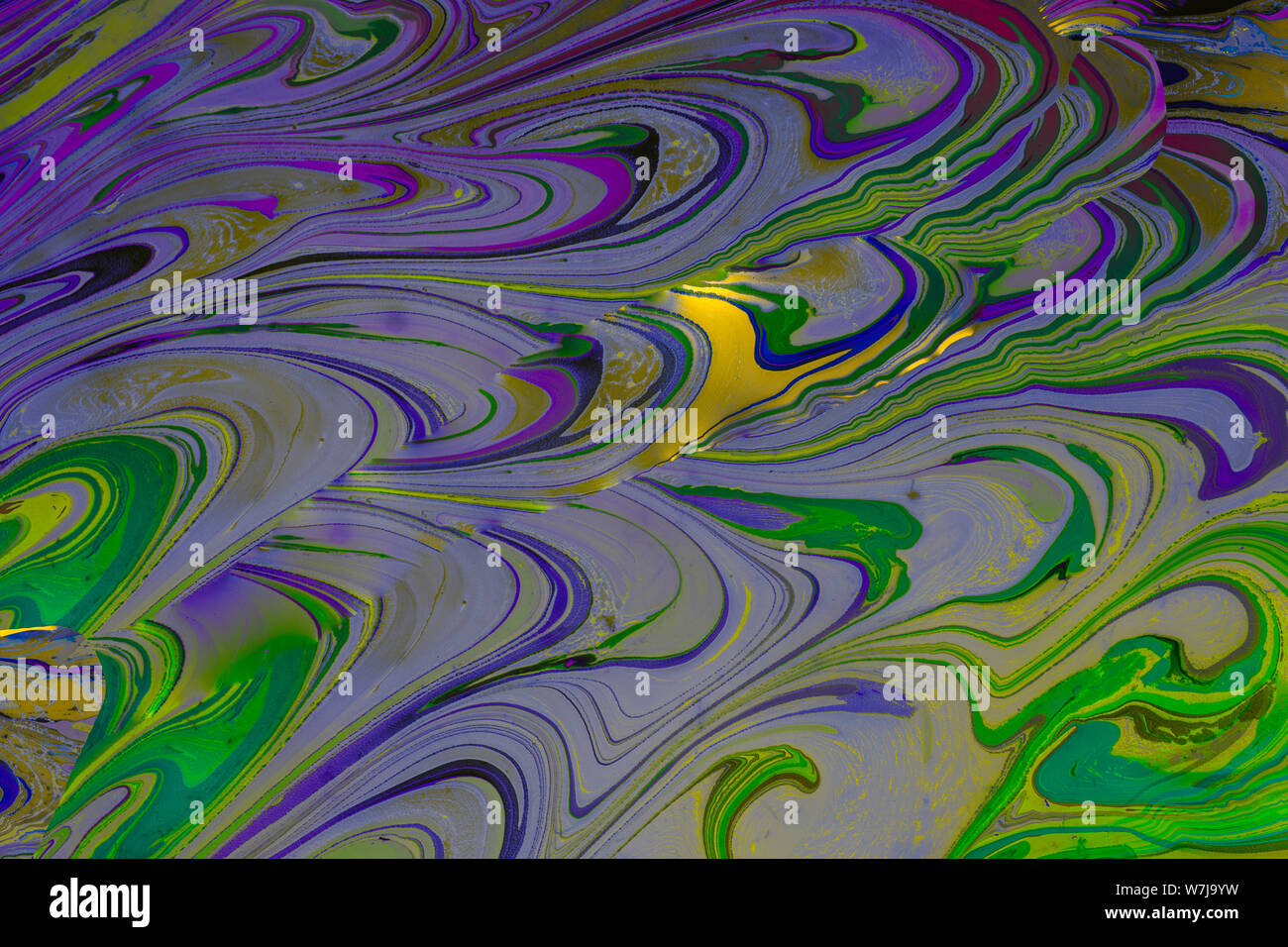 Traditional Ottoman Turkish abstract marbling art patterns as ...