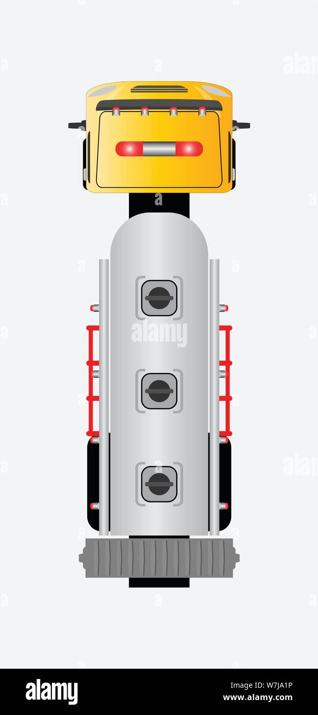 top view oil tank truck Vector car Stock Vector Image & Art - Alamy