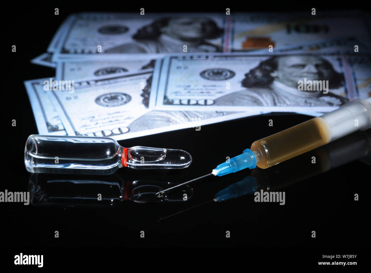 drug trafficking, crime, addiction and sale concept - closeup of with ...