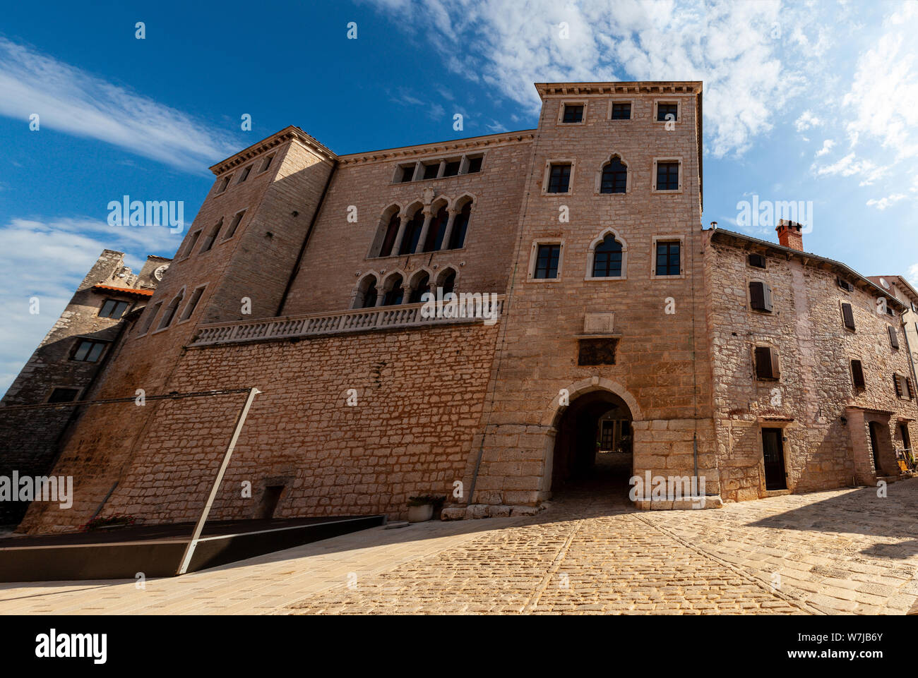 View ot the venetian palace called Soardo – Bembo Castle in Valle ...
