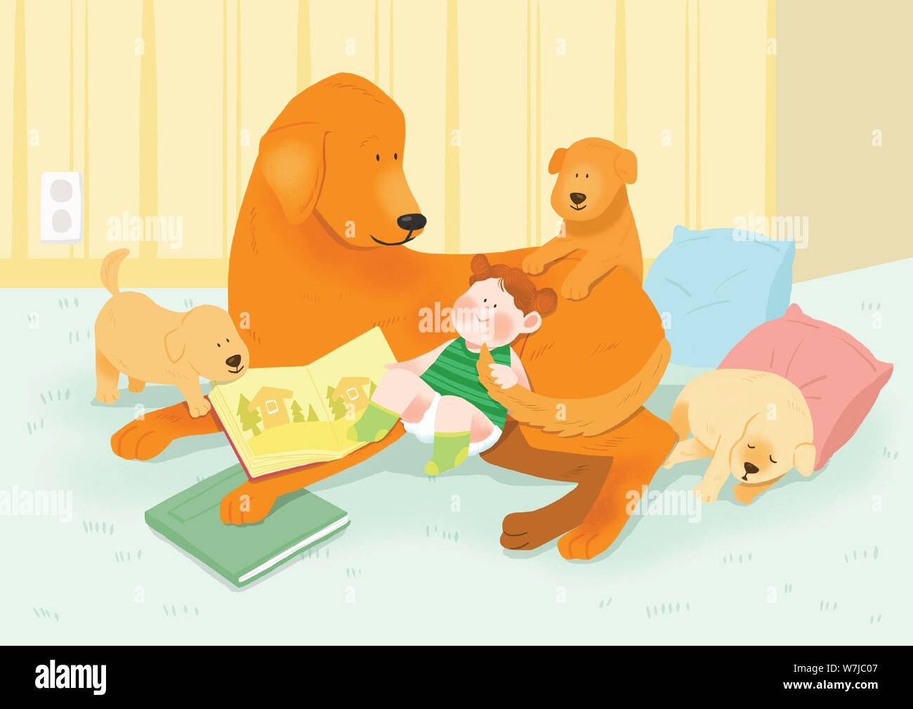 Baby books Stock Vector Images - Alamy