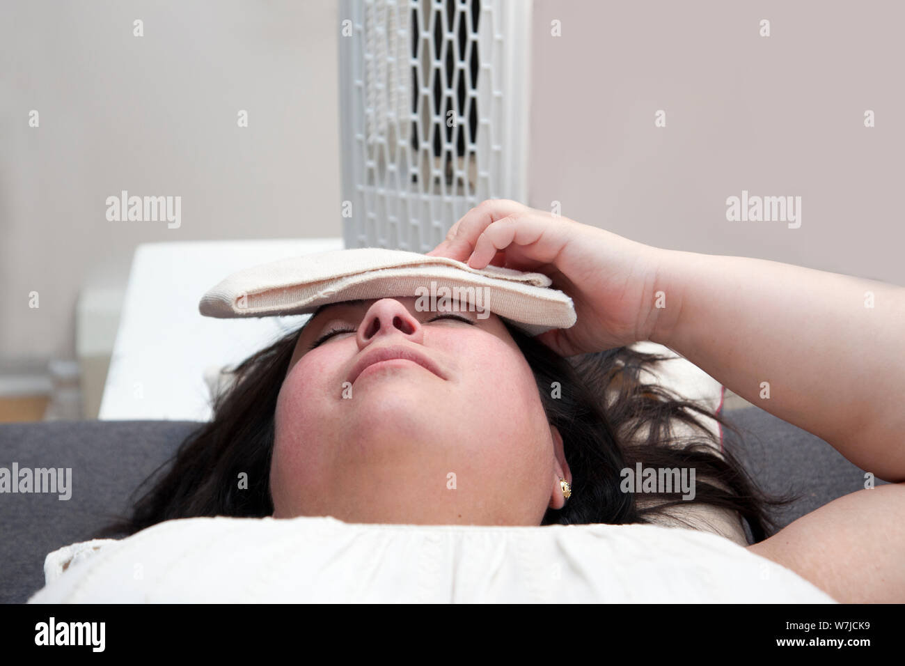 Hot sun fan hi-res stock photography and images - Alamy