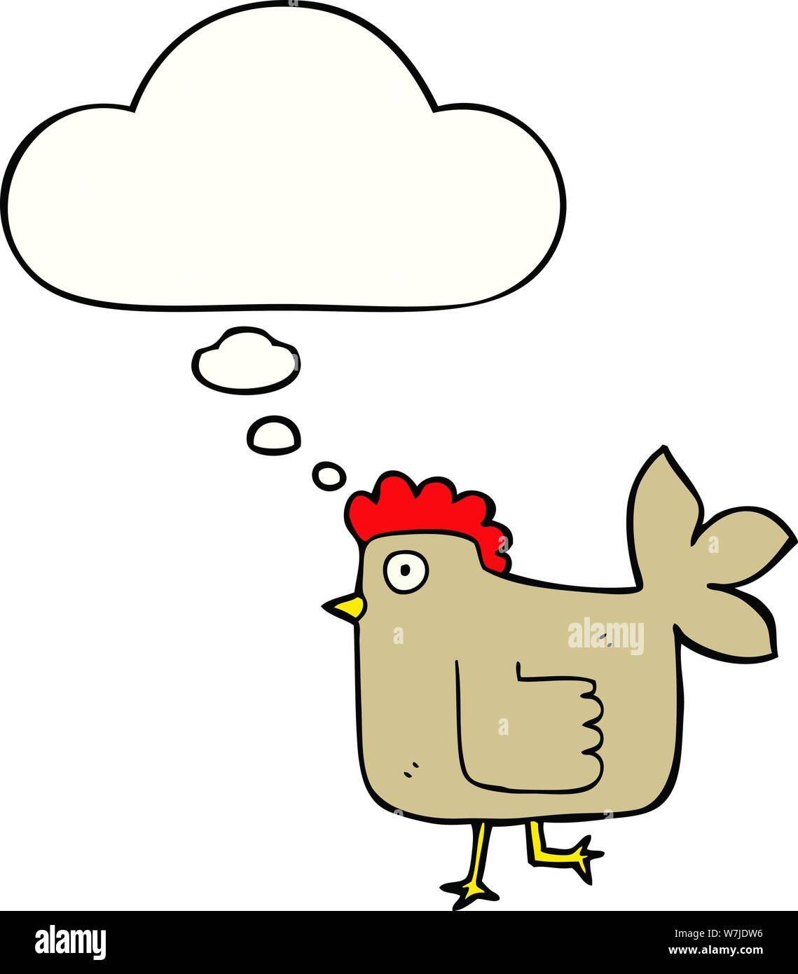 Cartoon chicken bubble hi-res stock photography and images - Alamy