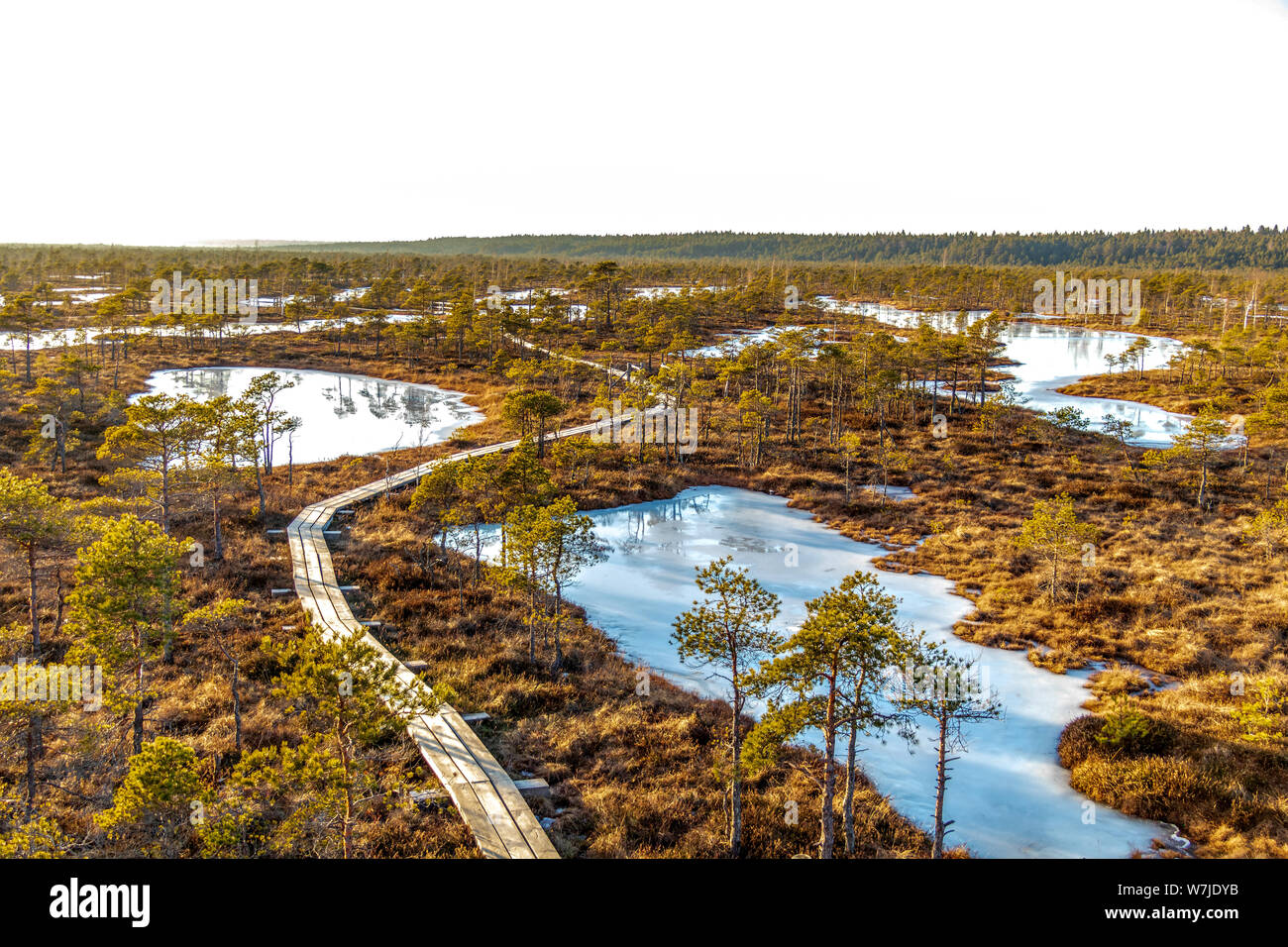 Marshland bogs water aerial hi-res stock photography and images - Alamy