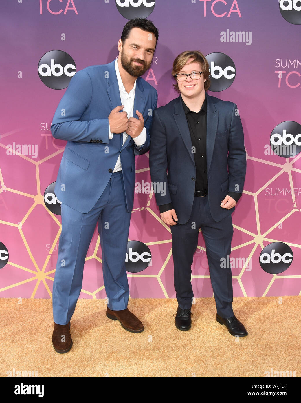 August 5, 2019, West Hollywood, California, USA: Jake Johnson and Cole ...