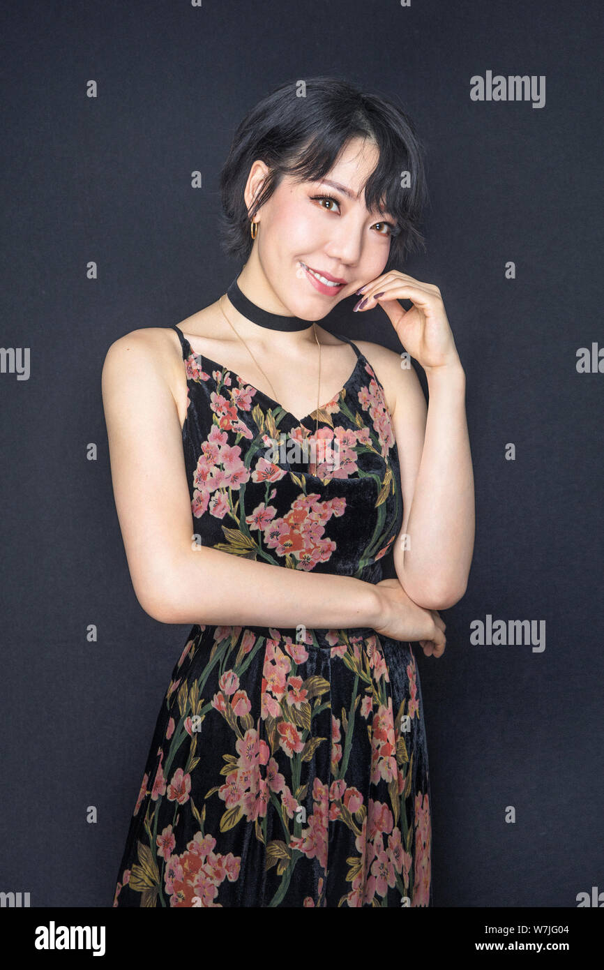 Chinese singer Wu Mochou, also known by her English name Momo Wu, poses ...