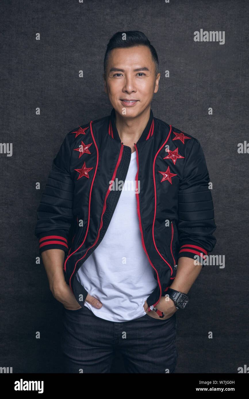 Hong Kong actor Donnie Yen, also known as Yen Chi Tan, poses for ...