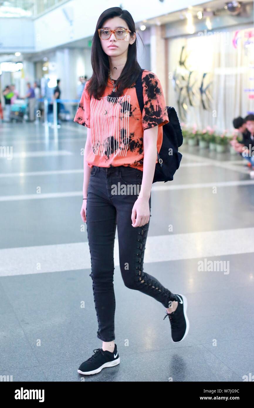 Chinese supermodel Xi Mengyao, better known as Ming Xi, is pictured at ...