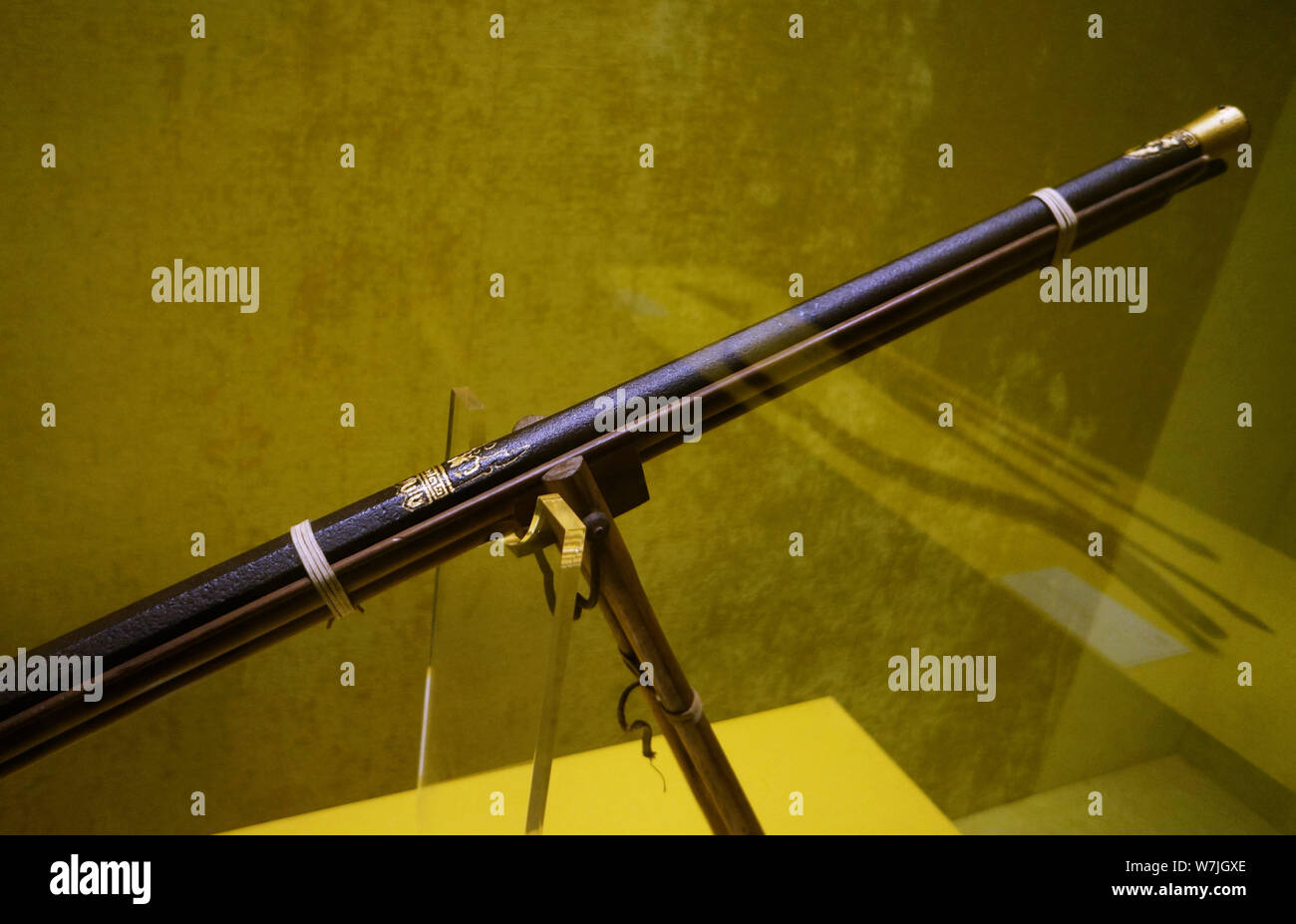 A musket made in the imperial workshops for Qianlong Emperor of Qing ...