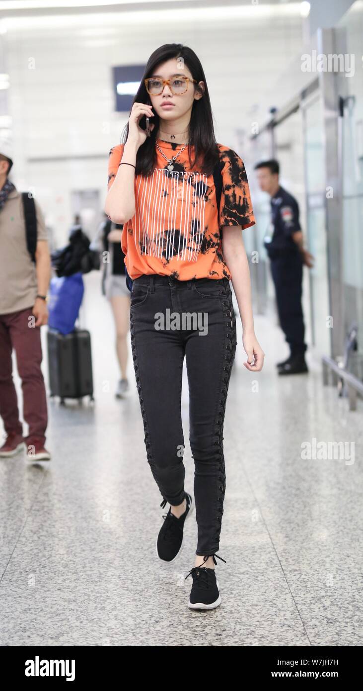 Chinese supermodel Xi Mengyao, better known as Ming Xi, is pictured at ...