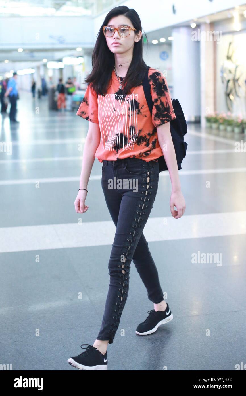 Chinese supermodel Xi Mengyao, better known as Ming Xi, is pictured at ...