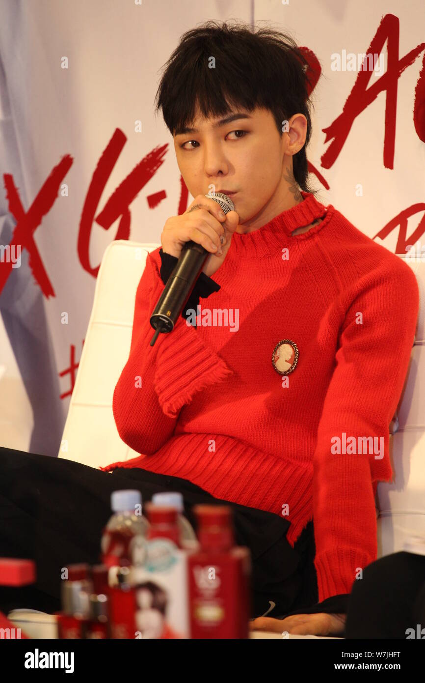 South Korean singer and Bigbang leader G-DRAGON Kwon Ji-yong attends a ...