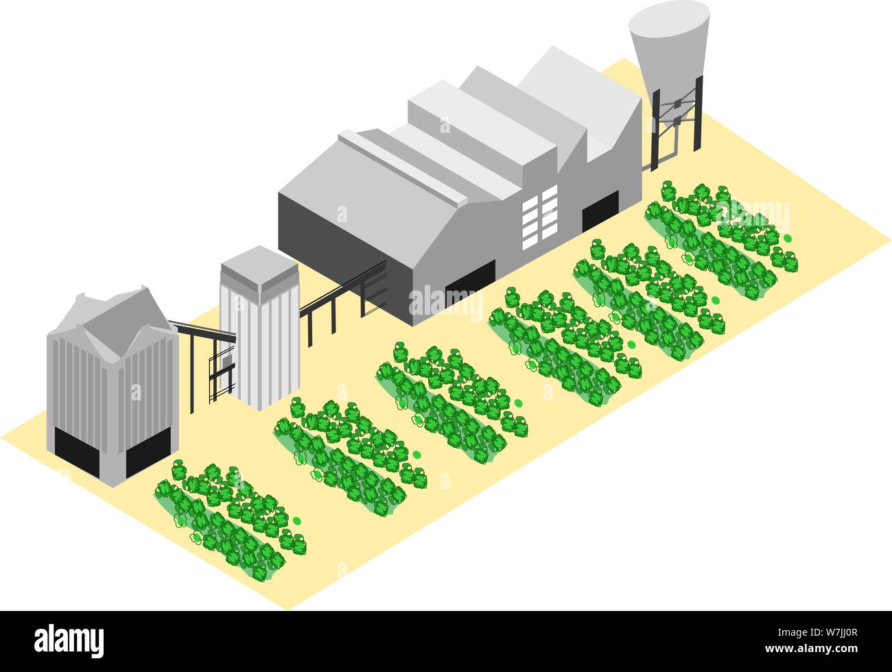 Desert Food Production, Farm and Food Production concept Stock Photo ...
