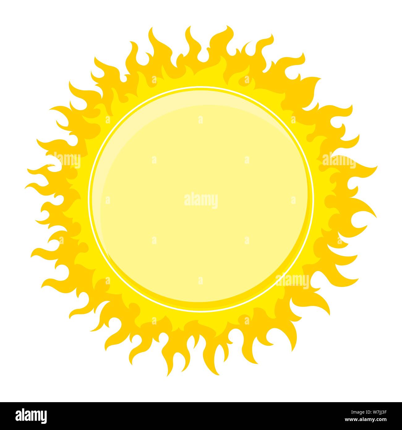 Round fire frame. Design element Stock Vector Image & Art - Alamy