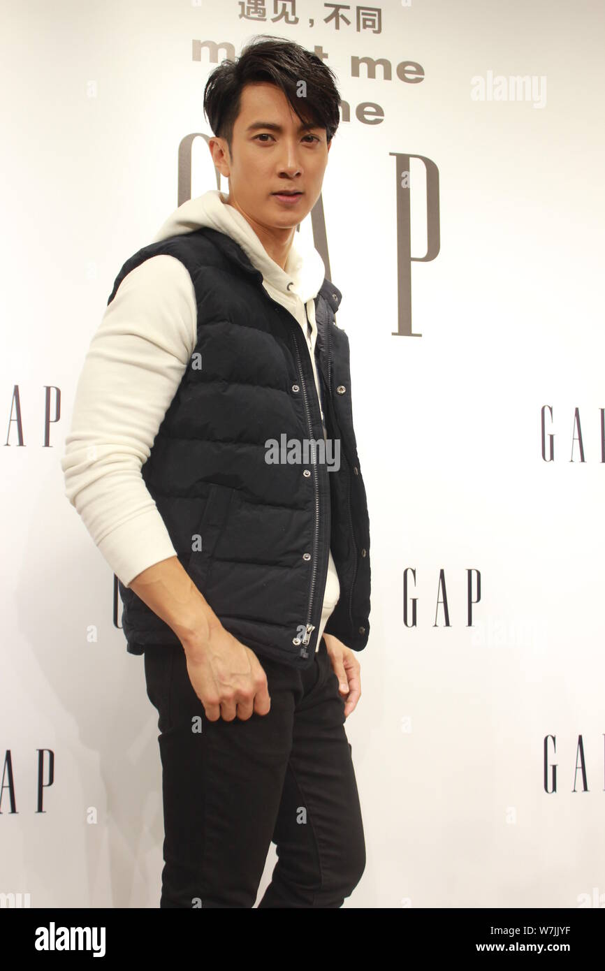 Bruneian singer and actor Wu Chun attends a promotional event by GAP in ...