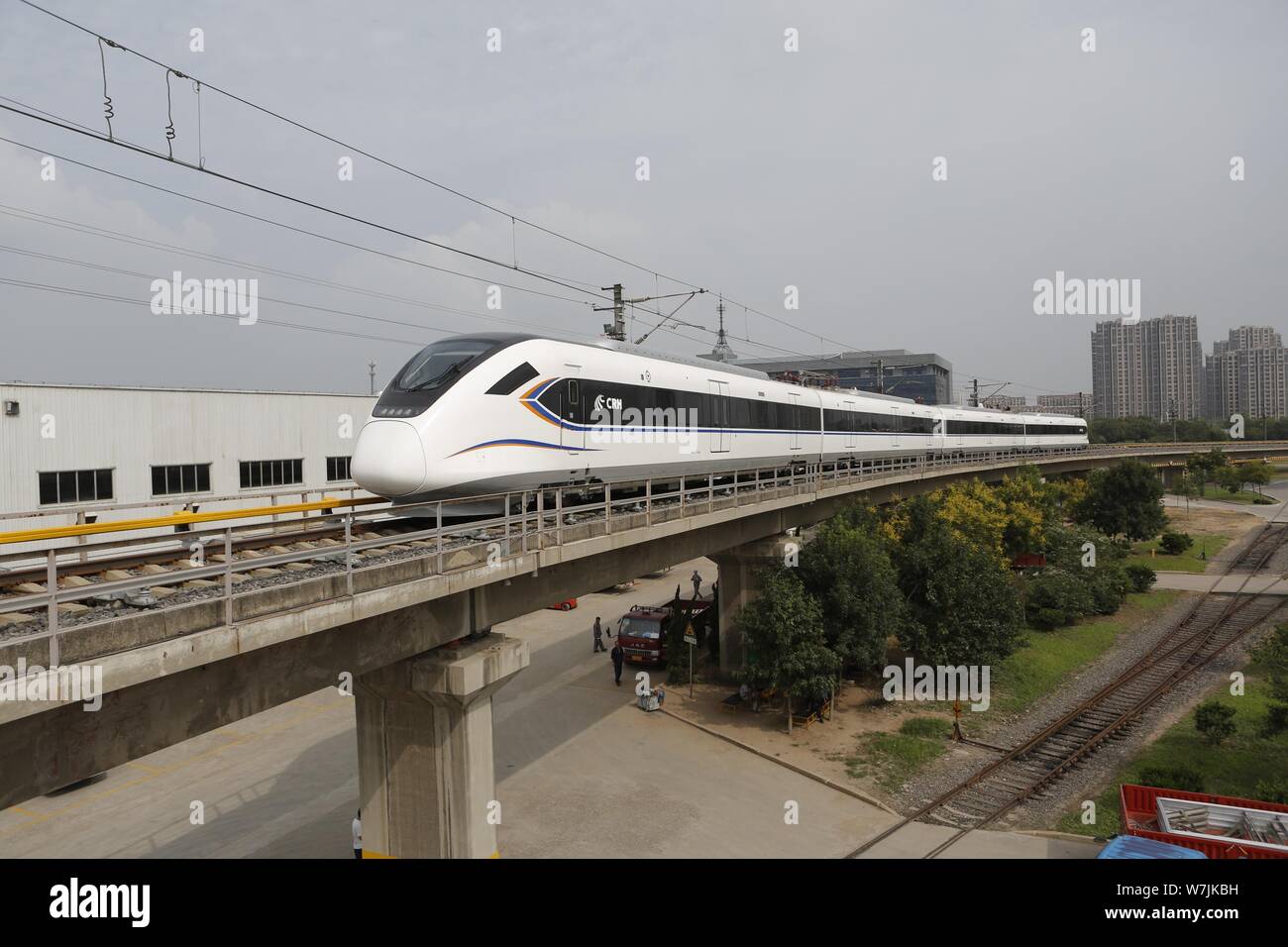 9 car train hi-res stock photography and images - Alamy