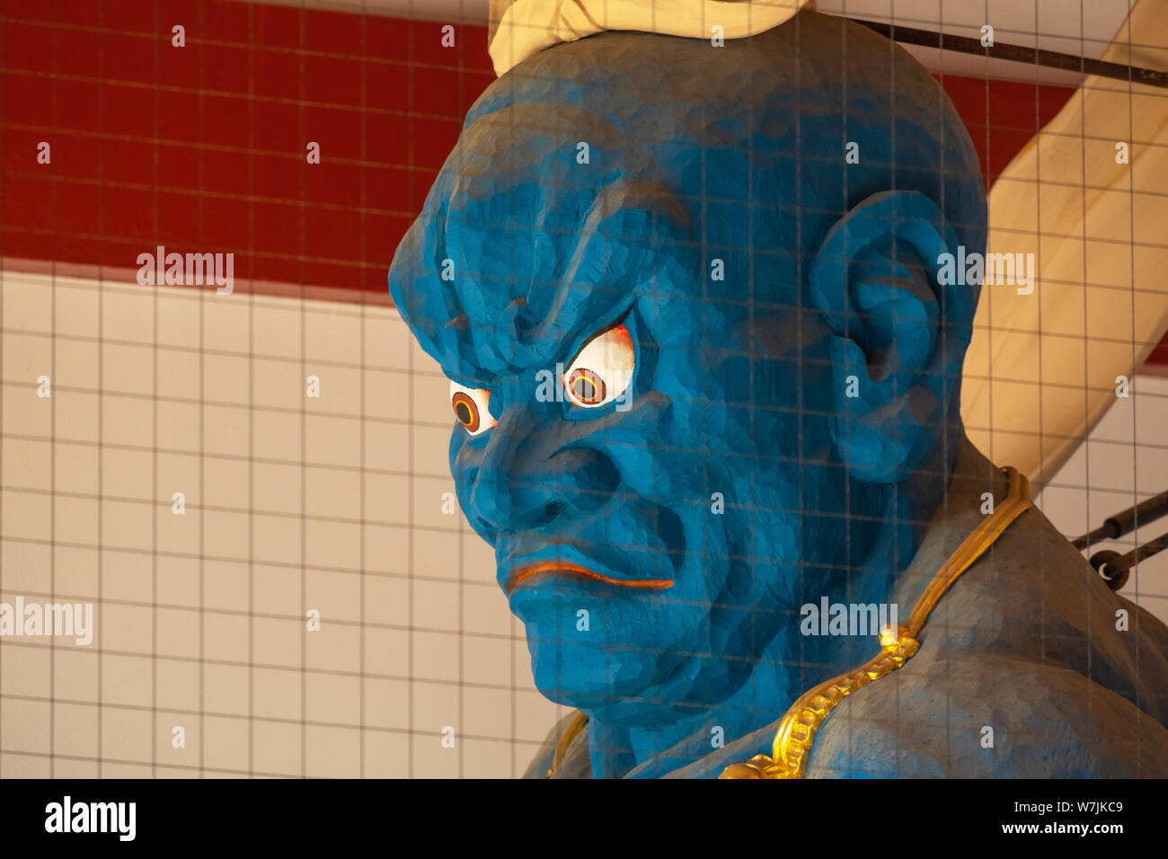 Osaka, Japan - October 28 2018: Nio (Benevolent Kings) a pair of the ...