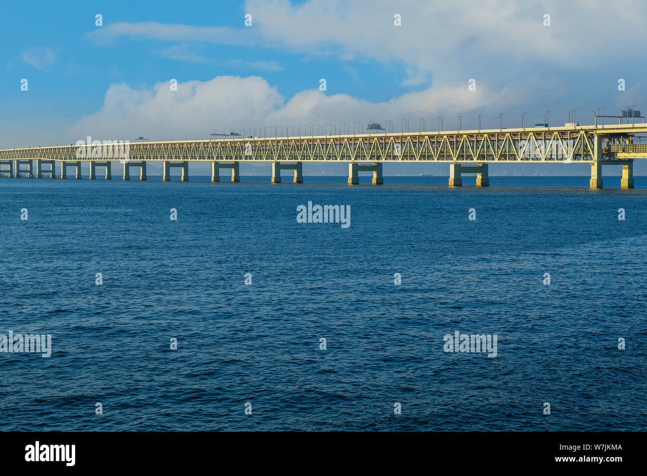 Osaka, Japan - October 29 2018: Sky Gate Bridge R connects Kansai ...