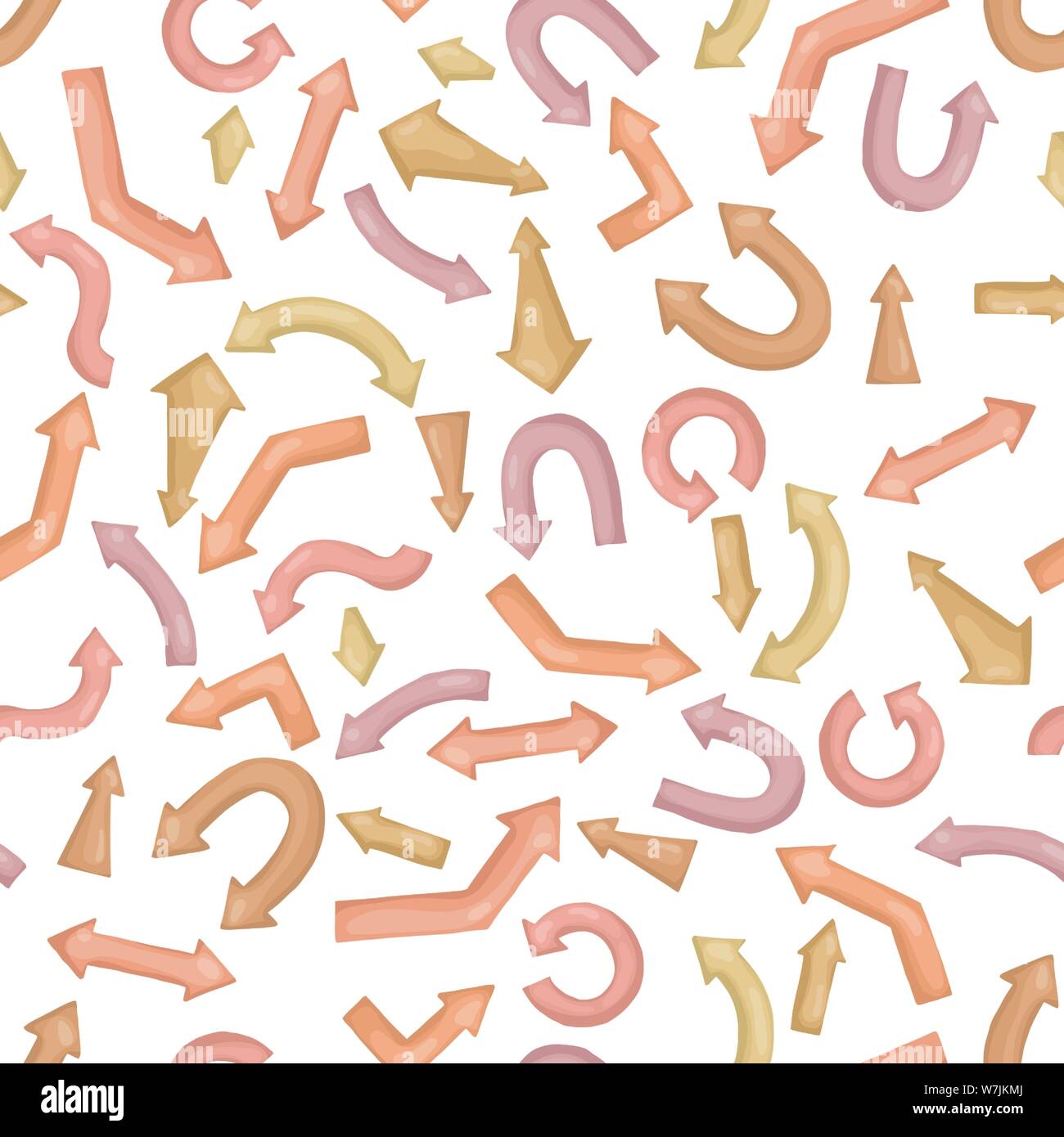 Different arrows. Seamless pattern background. Vector illustration ...